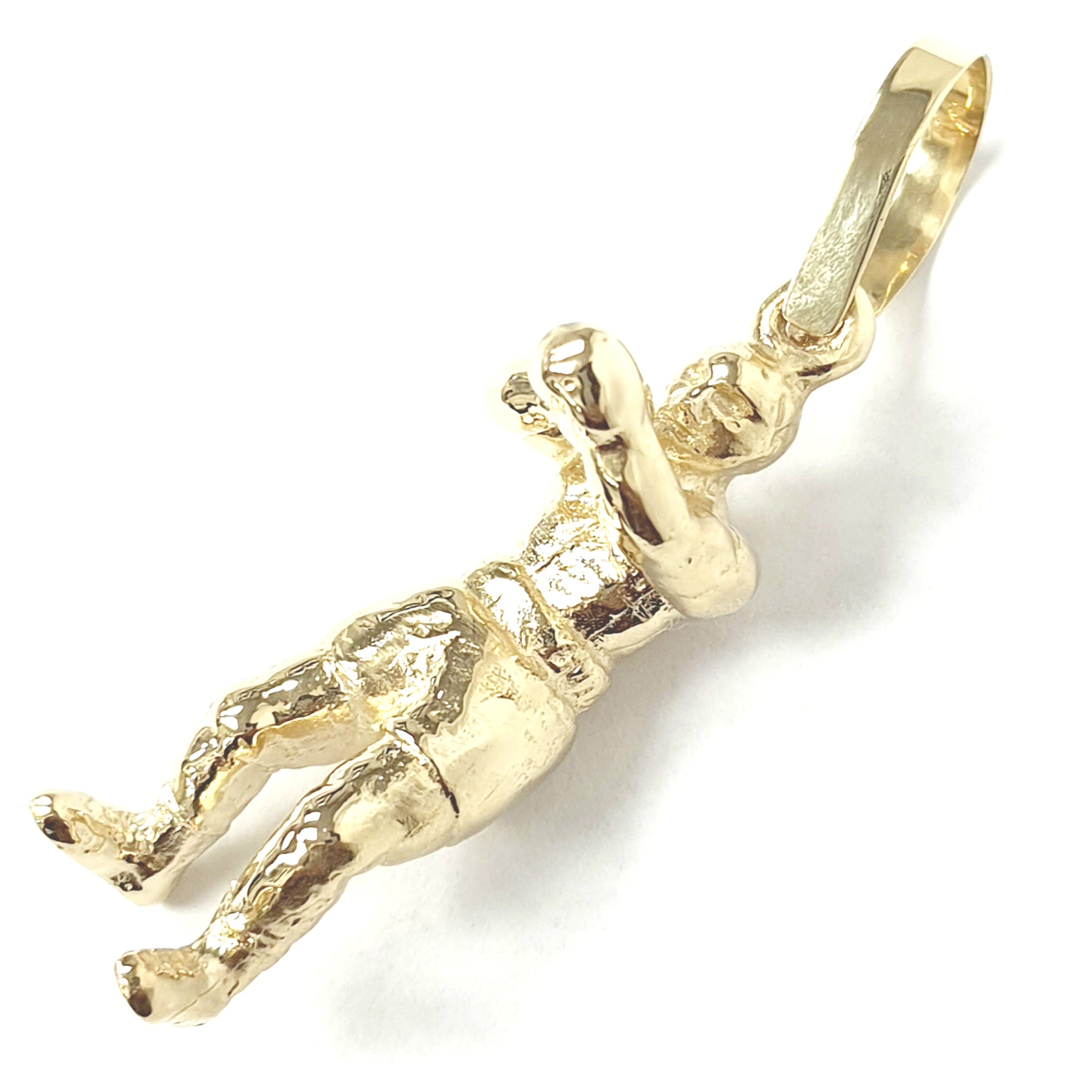 9ct Gold Boxer Pendant – Albone